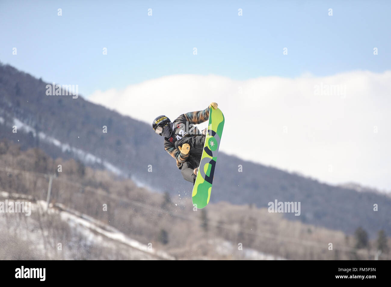Yabuli, China's Heilongjiang Province. 11th Mar, 2016. Kyle Mack of the ...