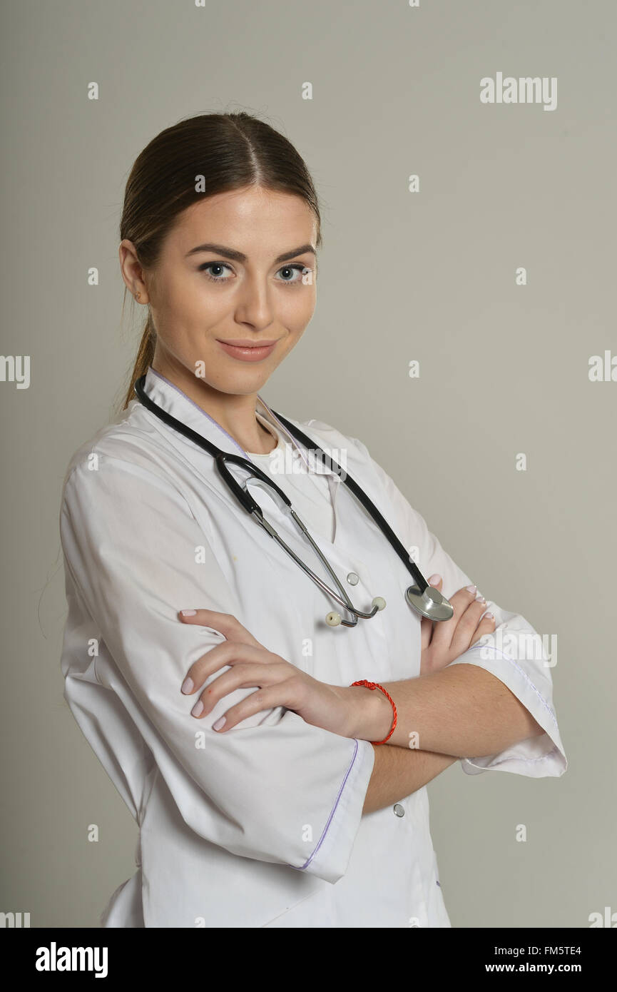 beautiful Female doctor Stock Photo - Alamy