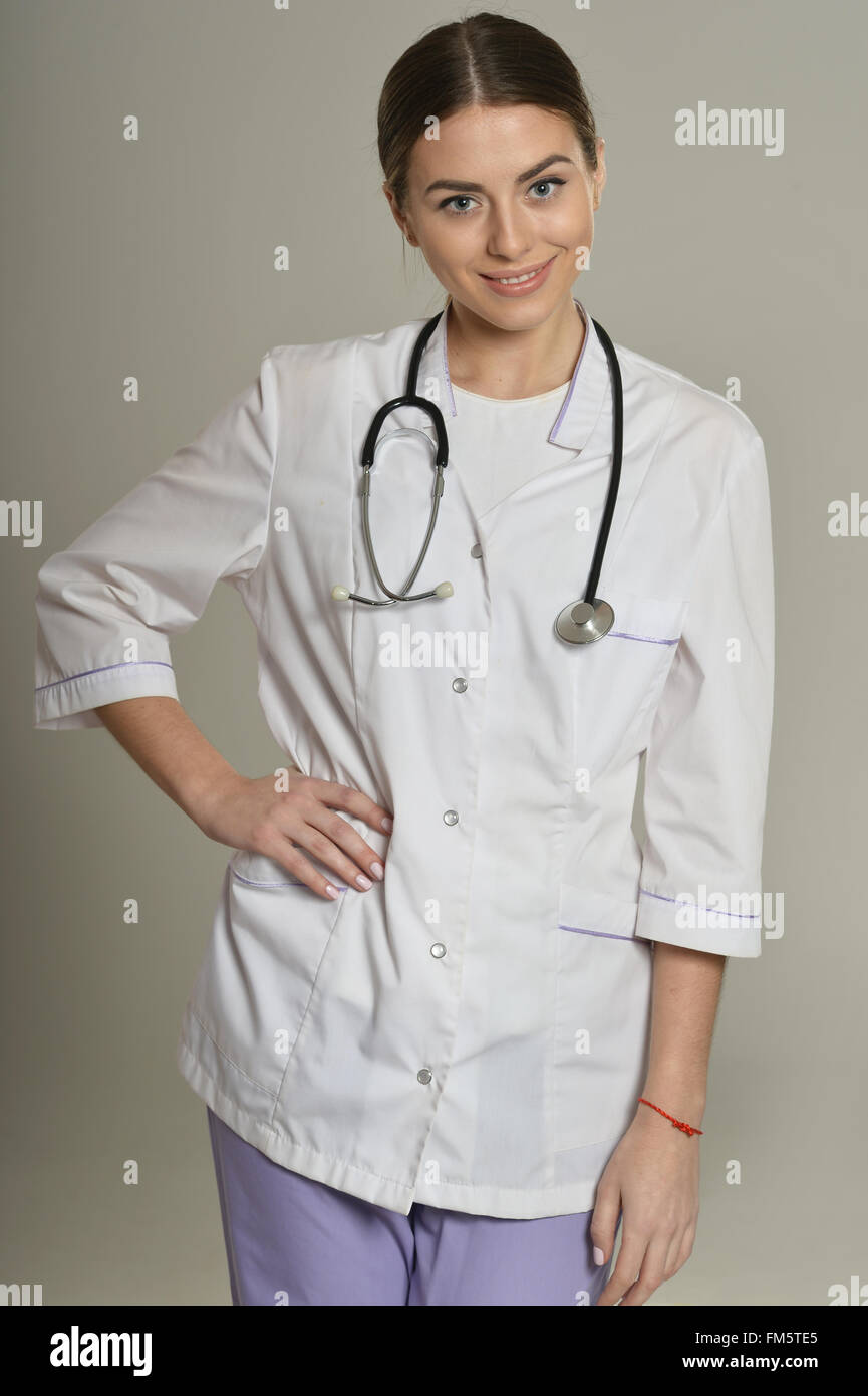 beautiful Female doctor Stock Photo - Alamy