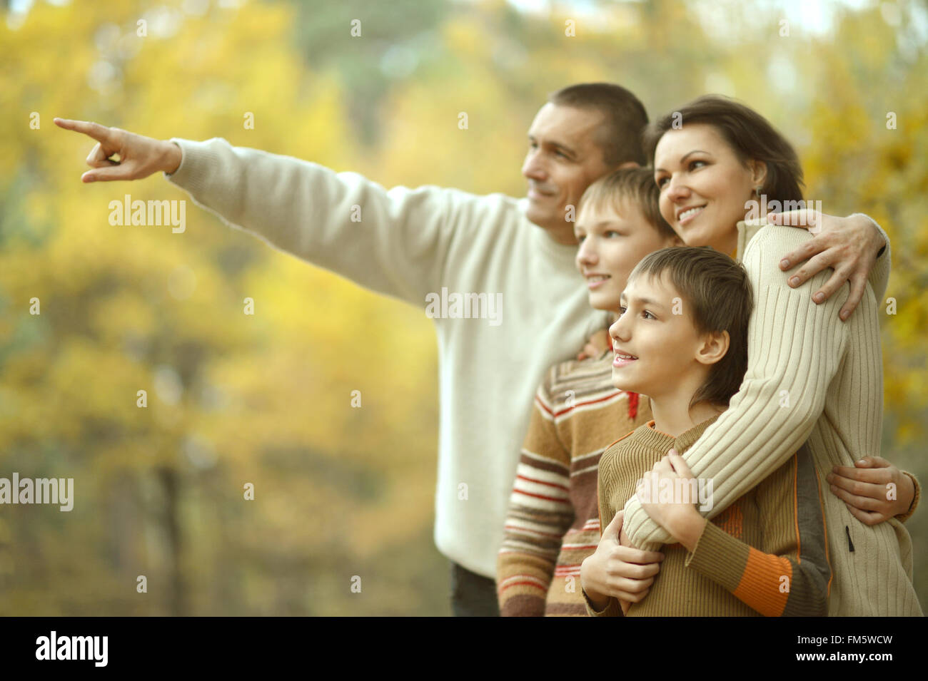 beautiful happy family Stock Photo - Alamy