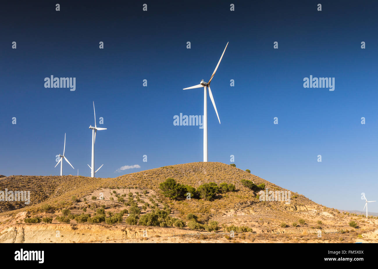 Wind turbines in Spain Stock Photo - Alamy