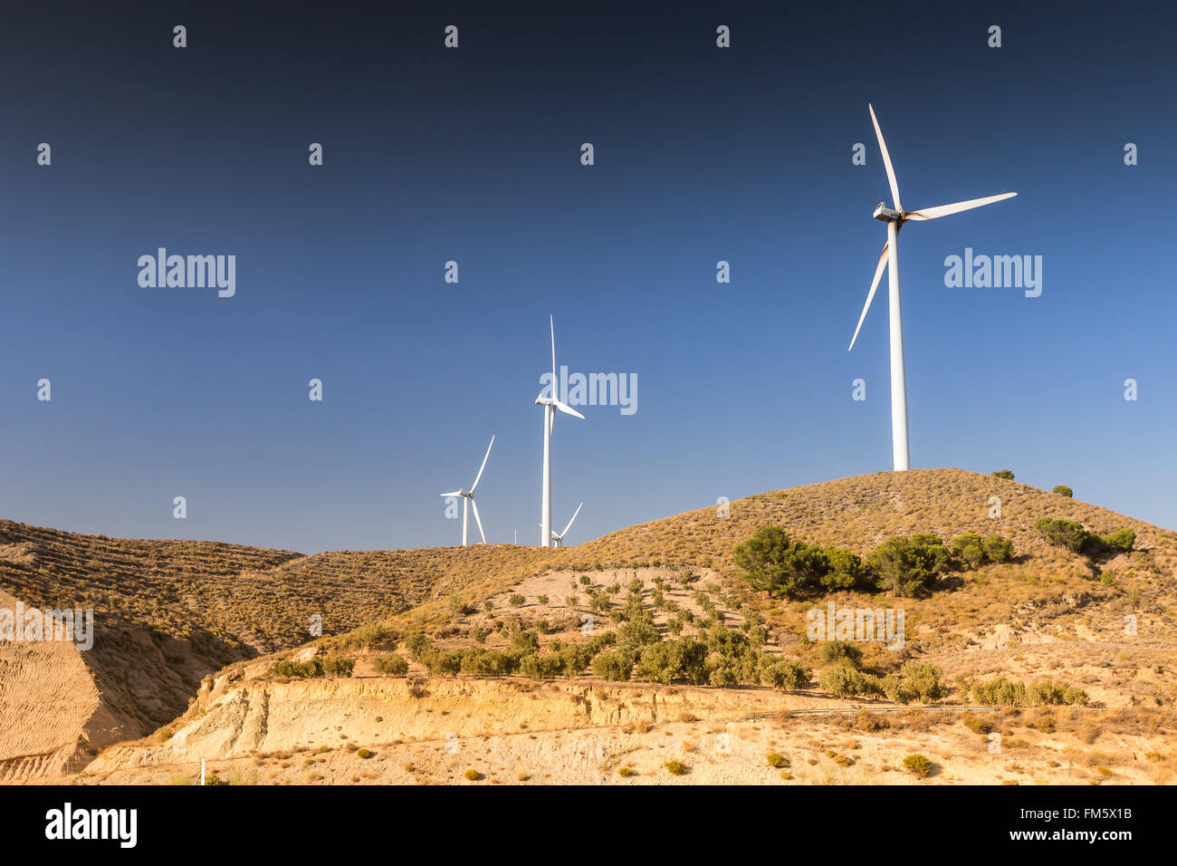 Wind turbines in Spain Stock Photo - Alamy