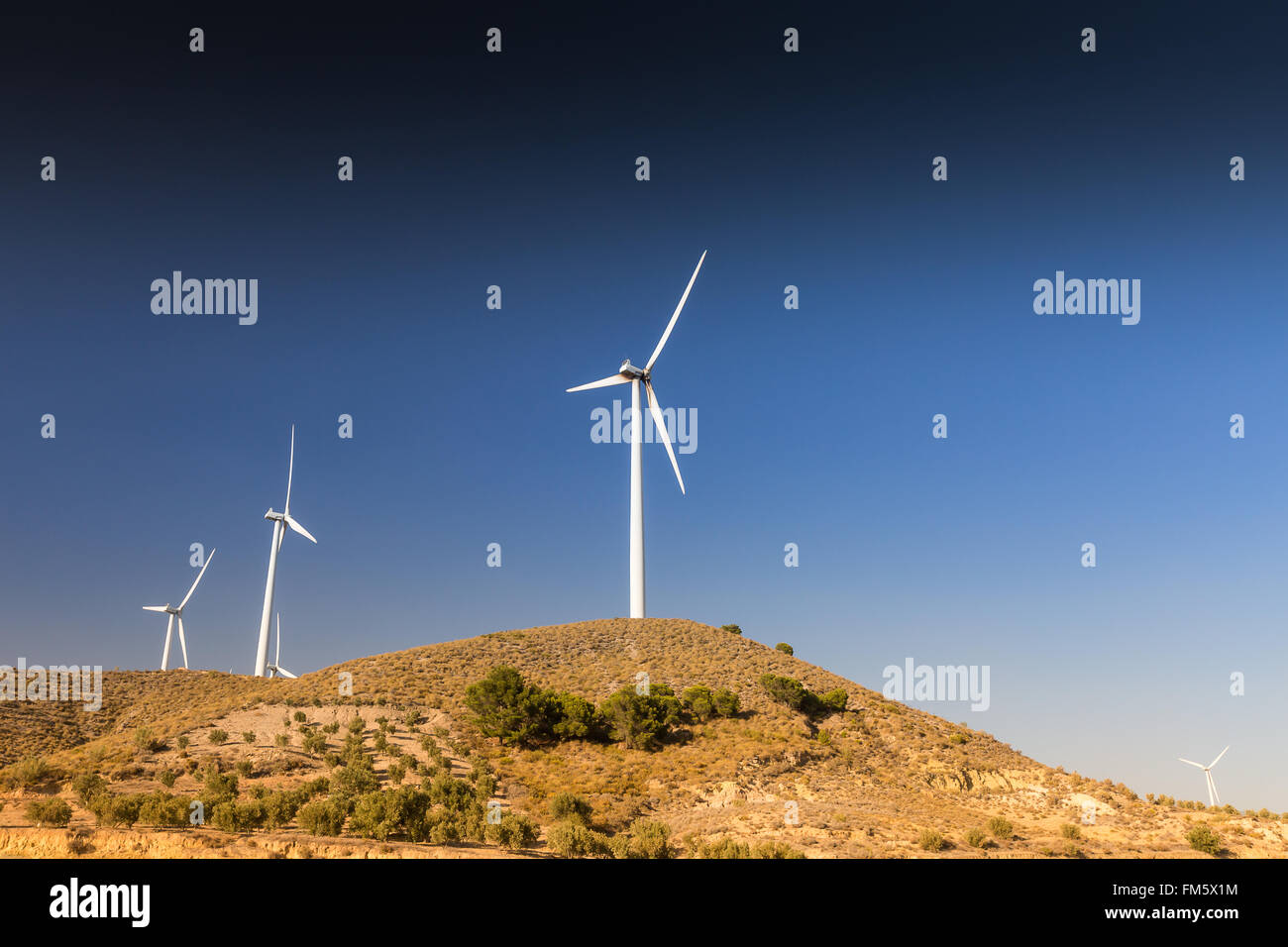 Wind turbines in Spain Stock Photo - Alamy