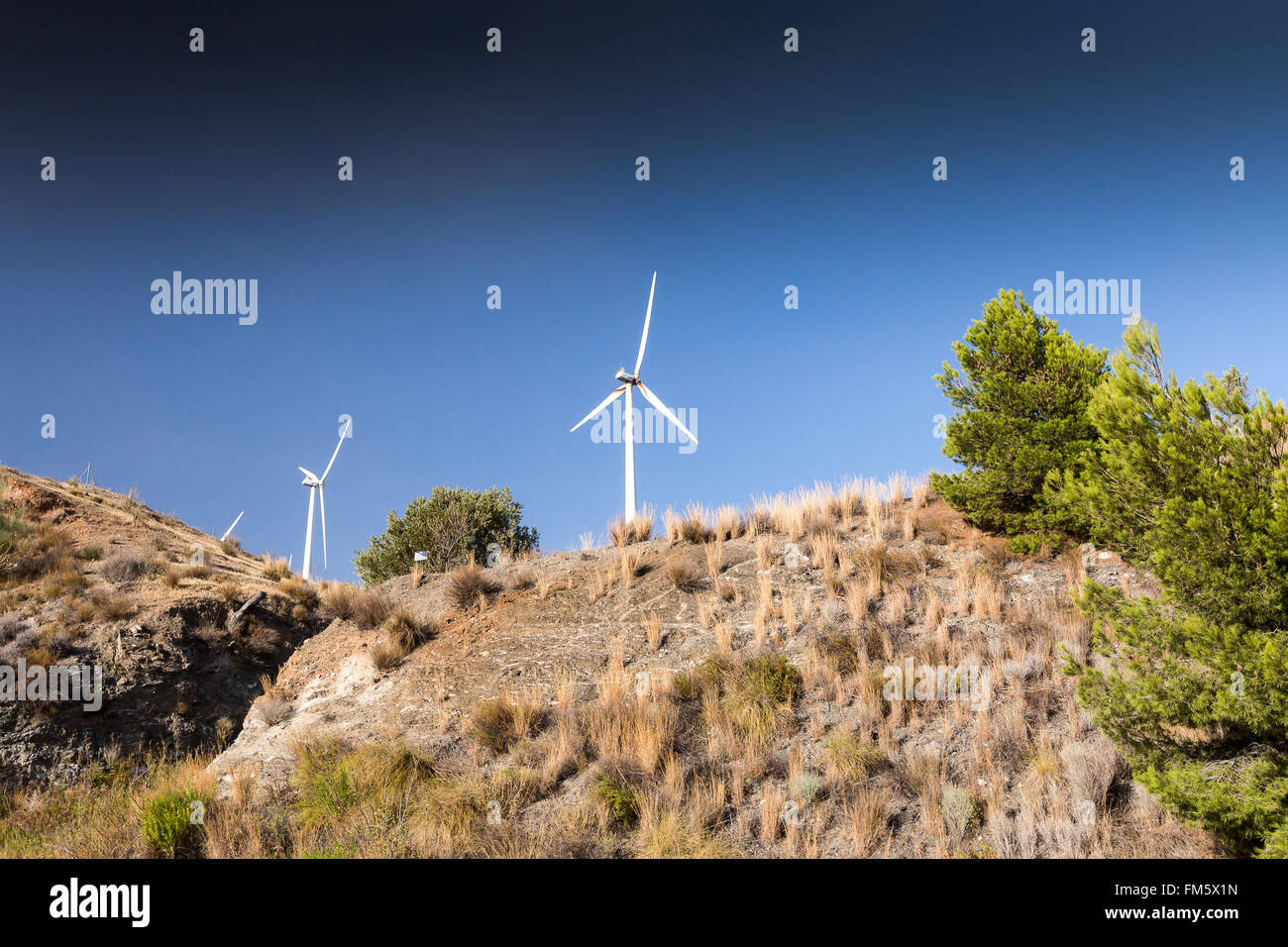 Wind turbines in Spain Stock Photo - Alamy