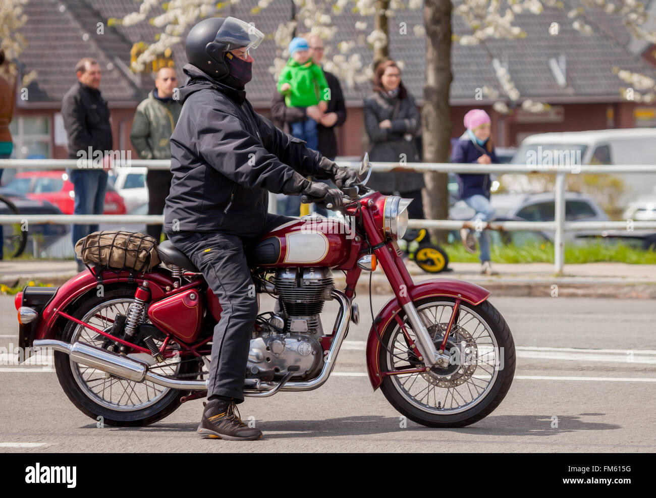 Oldtimer motorcycle on street hi-res stock photography and images - Alamy