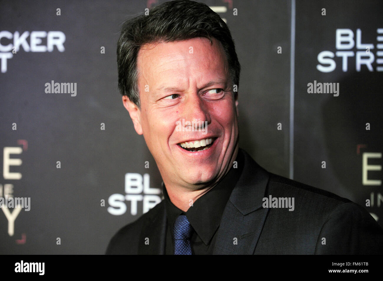 New York City. 9th Mar, 2016. Director Gavin Hood attends the 'Eye In ...