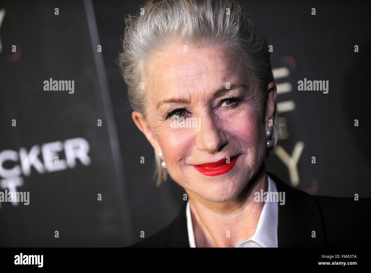 New York City. 9th Mar, 2016. Helen Mirren attends the 'Eye In The Sky ...