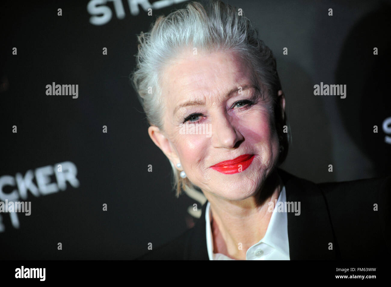 New York City. 9th Mar, 2016. Helen Mirren attends the 'Eye In The Sky ...