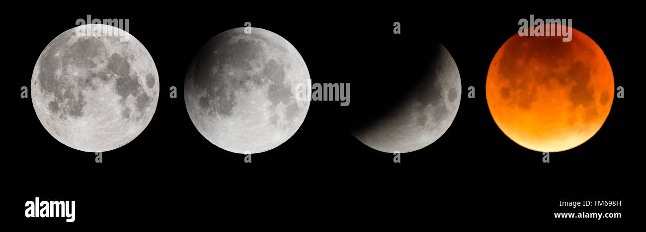 Lunar eclipse phases hi-res stock photography and images - Alamy
