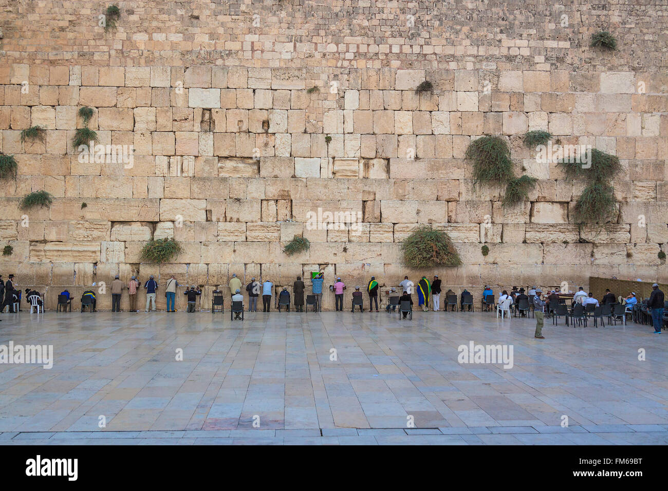 Western Wall, Wailing Wall or Kotel, Jerusalem, Palestine Stock Photo ...