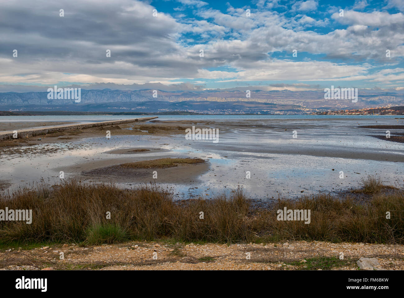 Bay of Soline in Krk Island, Croatia Stock Photo - Alamy