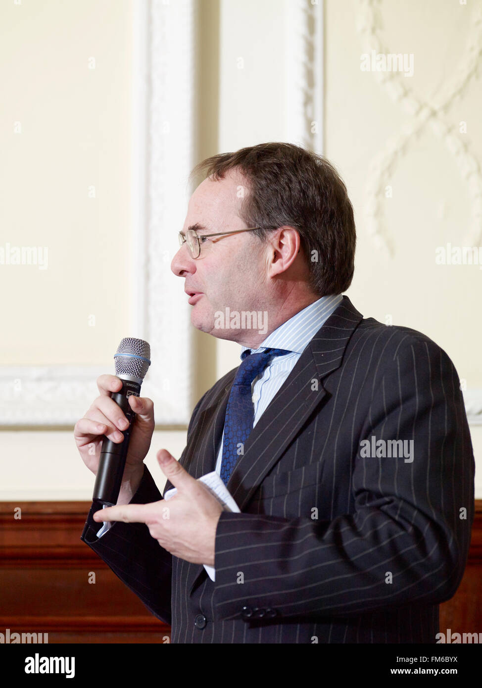 Quentin Letts at the Oldie Literary Lunch 08/03/16 Stock Photo - Alamy