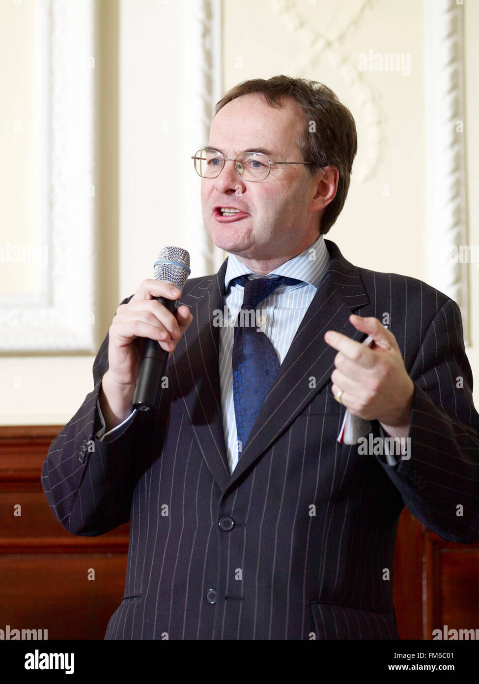 Quentin Letts at the Oldie Literary Lunch 08/03/16 Stock Photo - Alamy