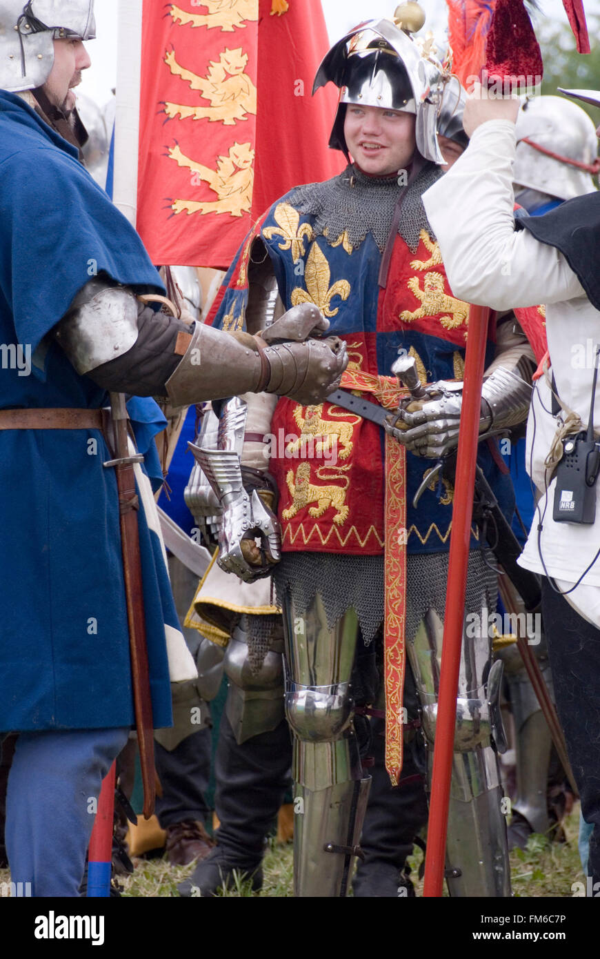 TEWKESBURY, GLOC. UK-12 JULY: The King laughing with his men before ...