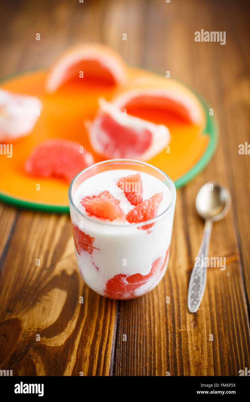 Greek yogurt grapefruit hi-res stock photography and images - Alamy