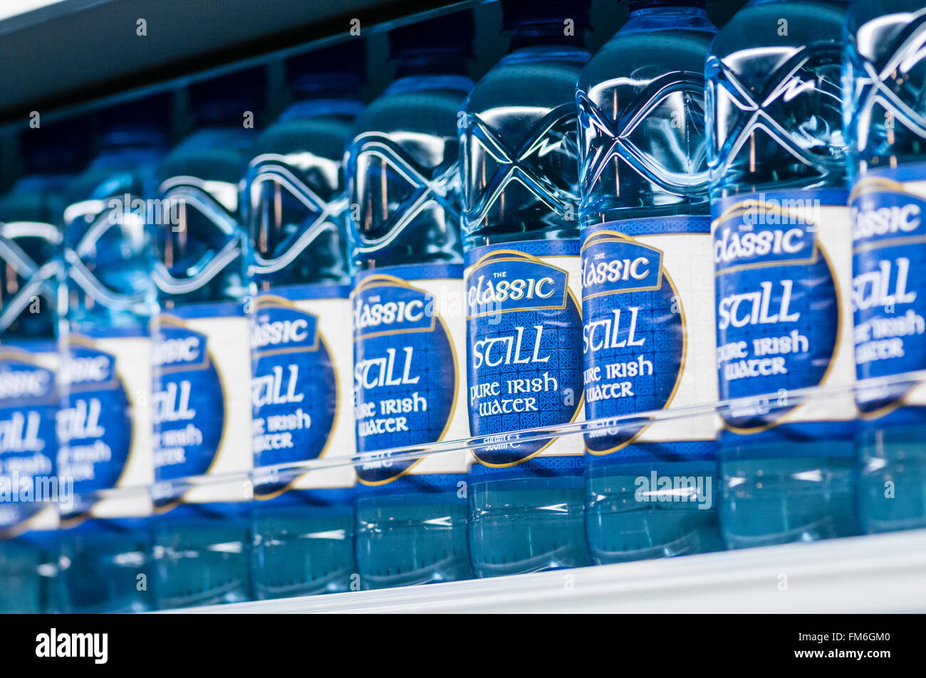 Bottles of still pure Irish mineral spring water Stock Photo - Alamy