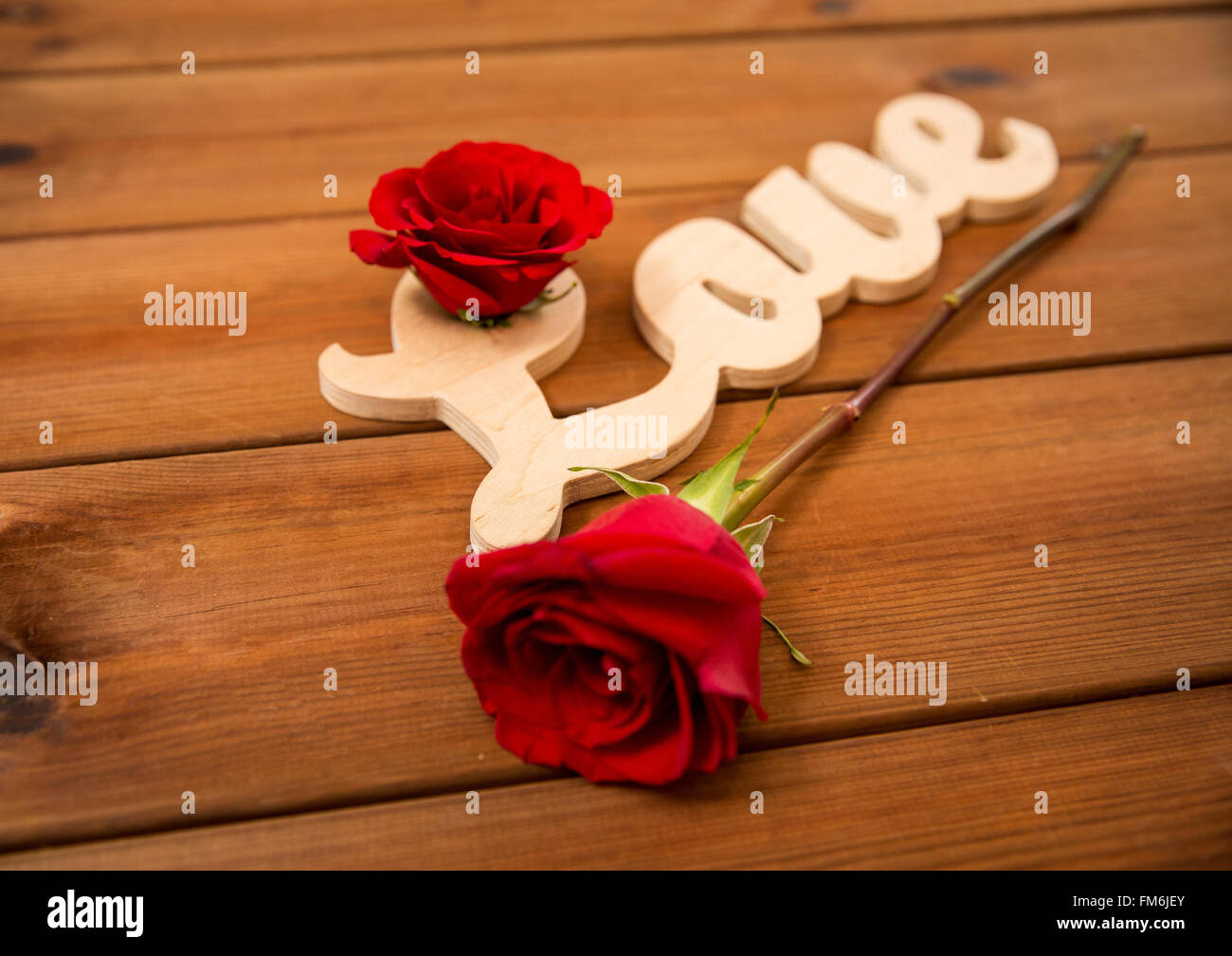 Love rose word hi-res stock photography and images - Alamy