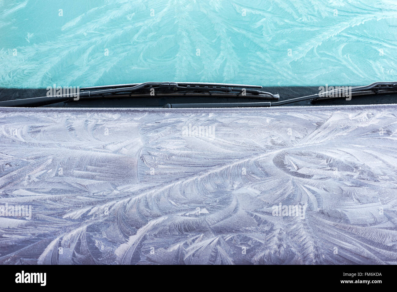 Ice Crystals On Windscreen High Resolution Stock Photography and Images ...