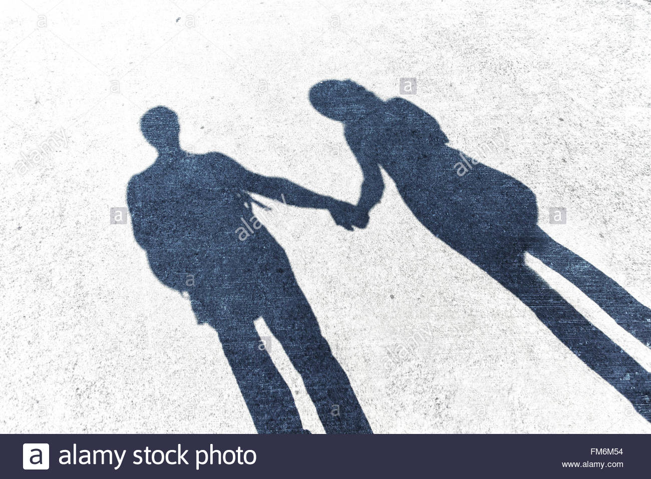 Shadows Couple Holding Hands On Stock Photos & Shadows Couple Holding ...