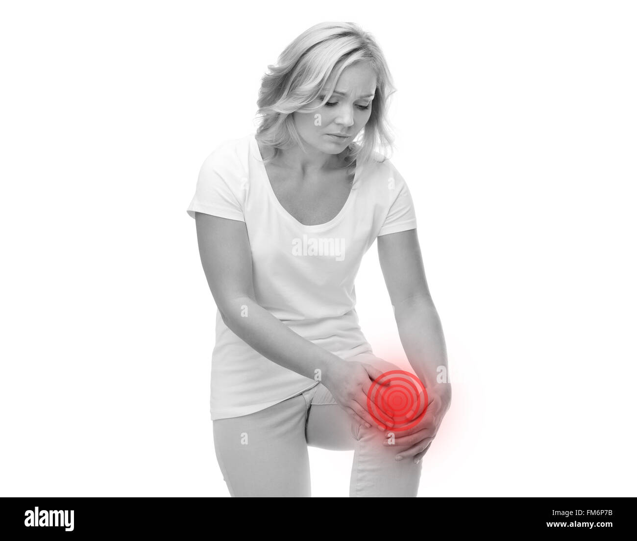 Leg pain problem Cut Out Stock Images & Pictures - Alamy