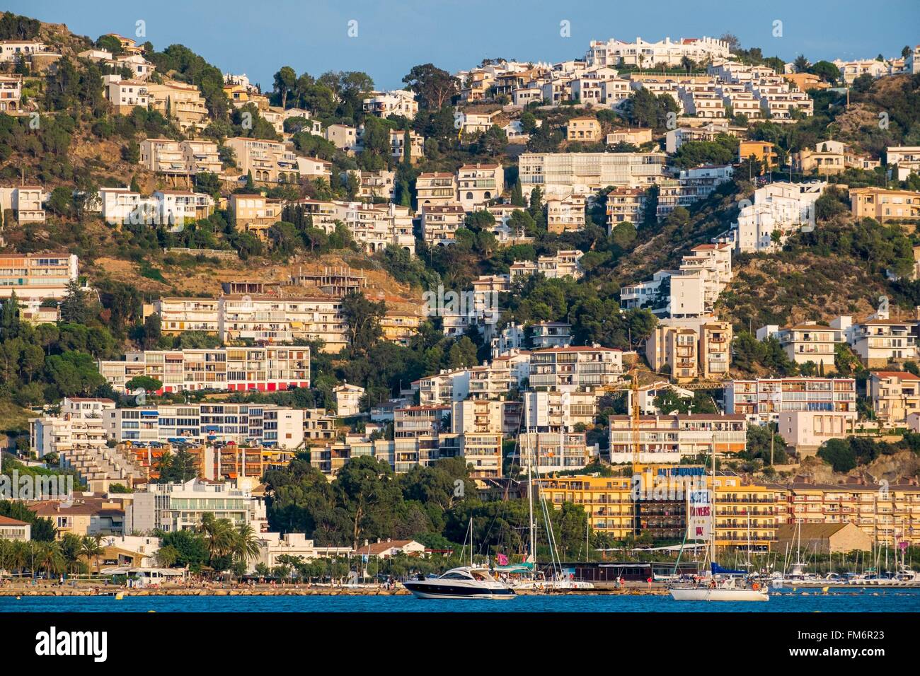 Spain, Catalonia, Costa Brava, Girona province, Roses (Rosas Stock ...