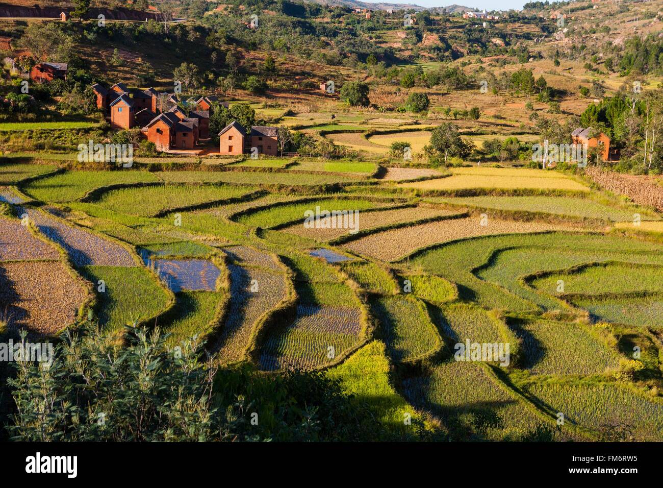 Madagascar, central highlands, ancient province of Antananarivo, Massif ...