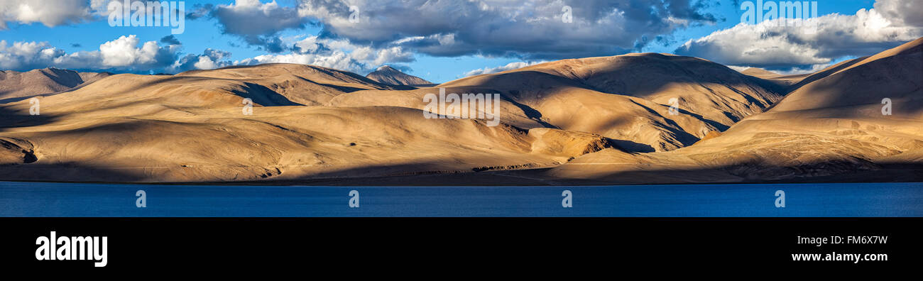 Lake Tso Moriri in Himalayas. Ladakh, India Stock Photo - Alamy