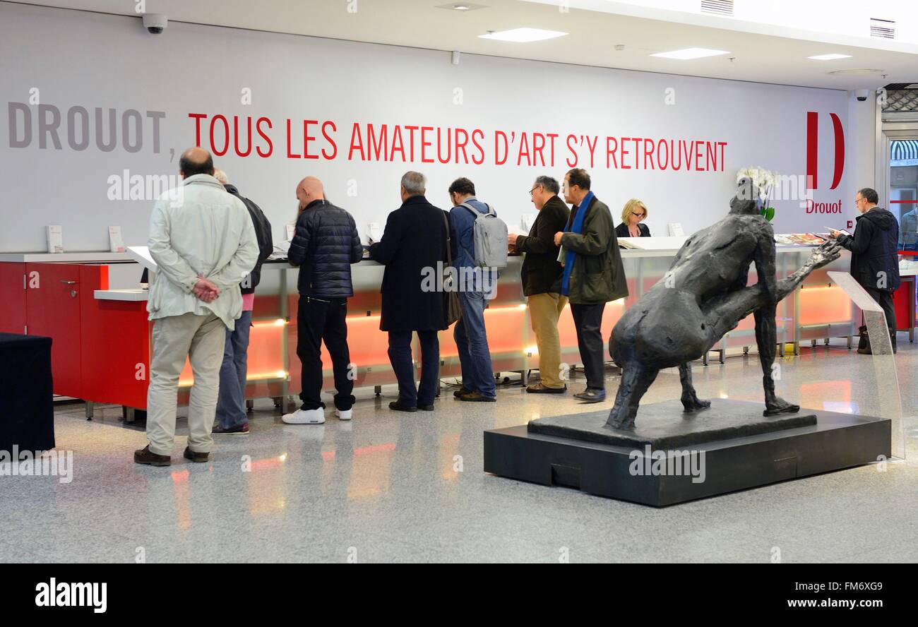 France, Paris, Drouot Salesroom Stock Photo - Alamy