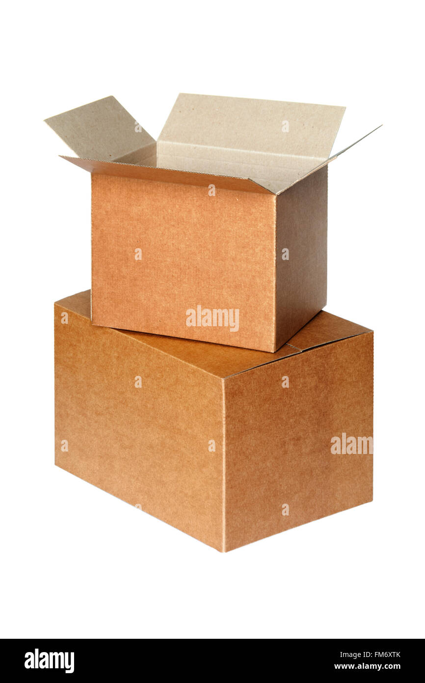 Cartons Cut Out Stock Images & Pictures - Alamy