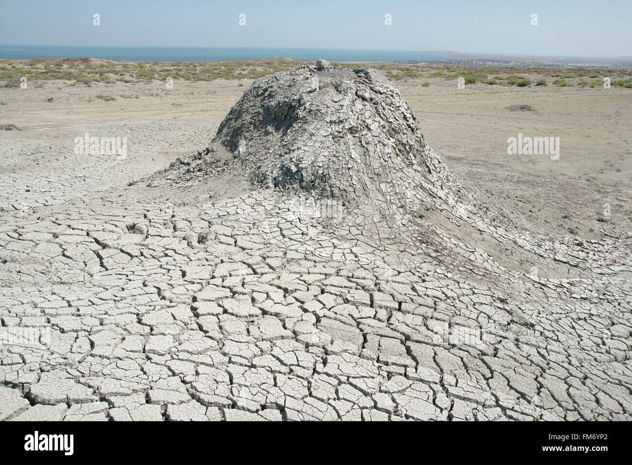 Mud Volcano, Qubustan, Azerbaijan Stock Photo - Alamy