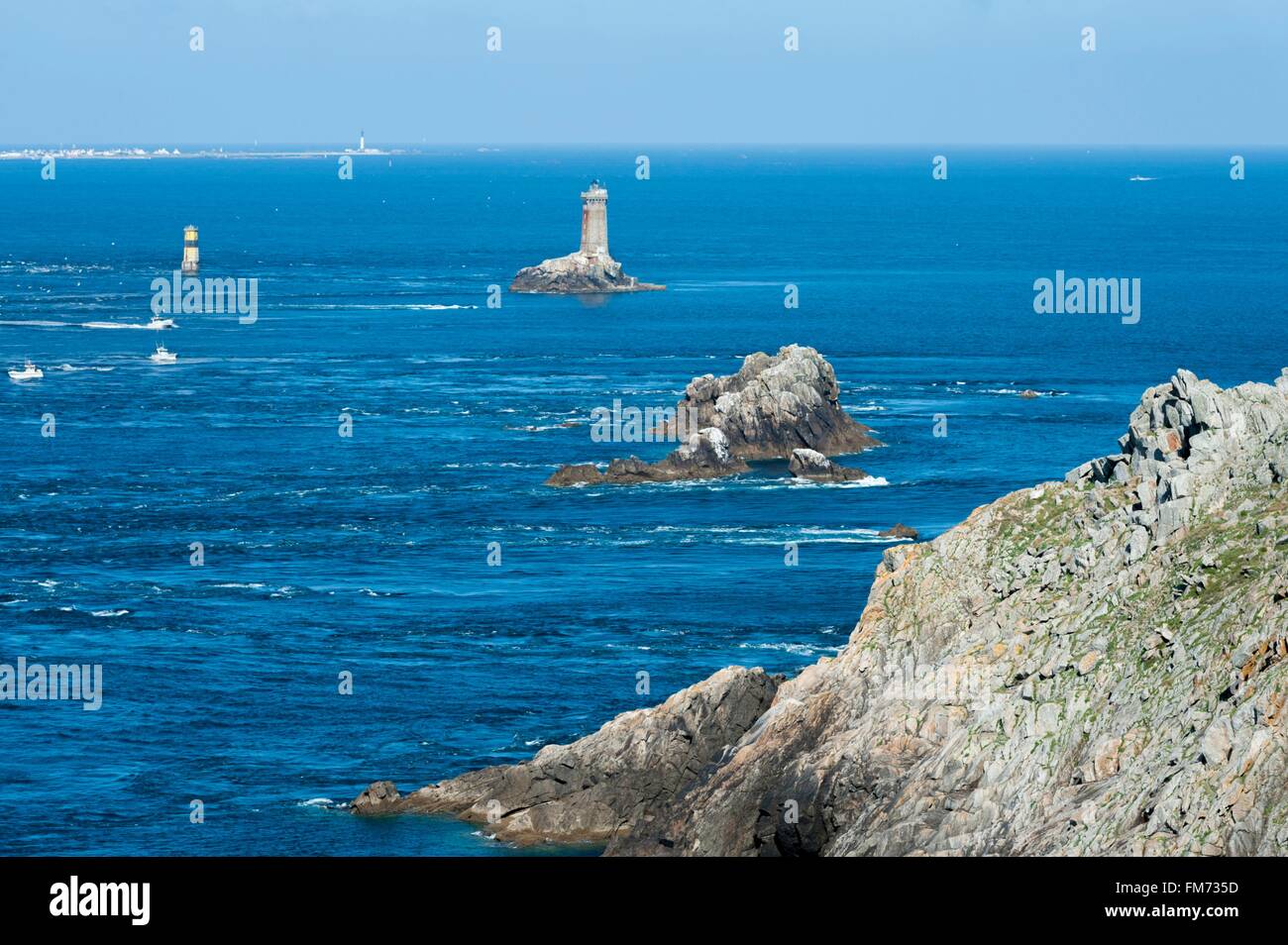 France, Finistere, Plogoff, Iroise Sea, Sizun Cape, Grand Site de ...