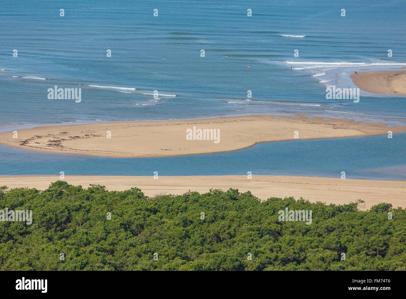 France, Vendee, Talmont Saint Hilaire, the Havre du Payre and the ...