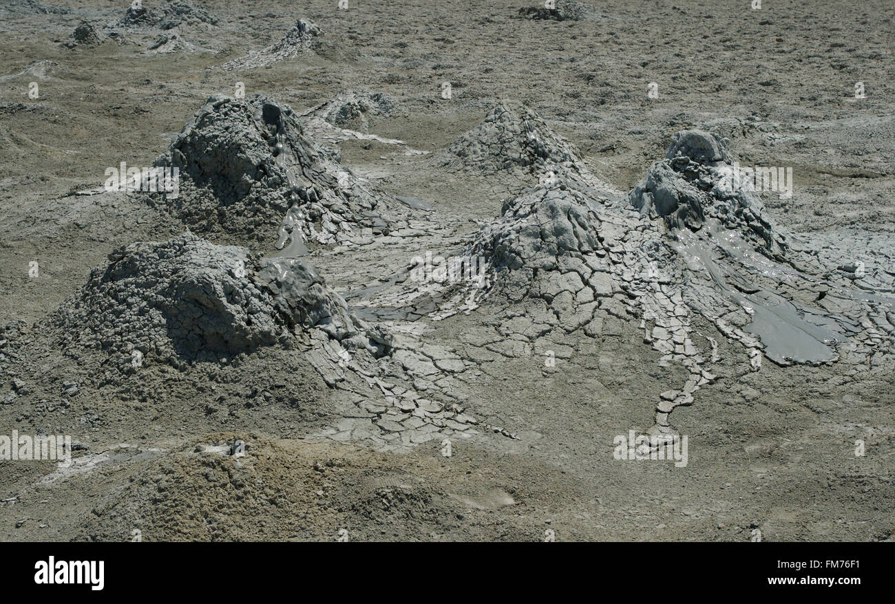 Mud volcano north of Baku, Azerbaijan Stock Photo - Alamy