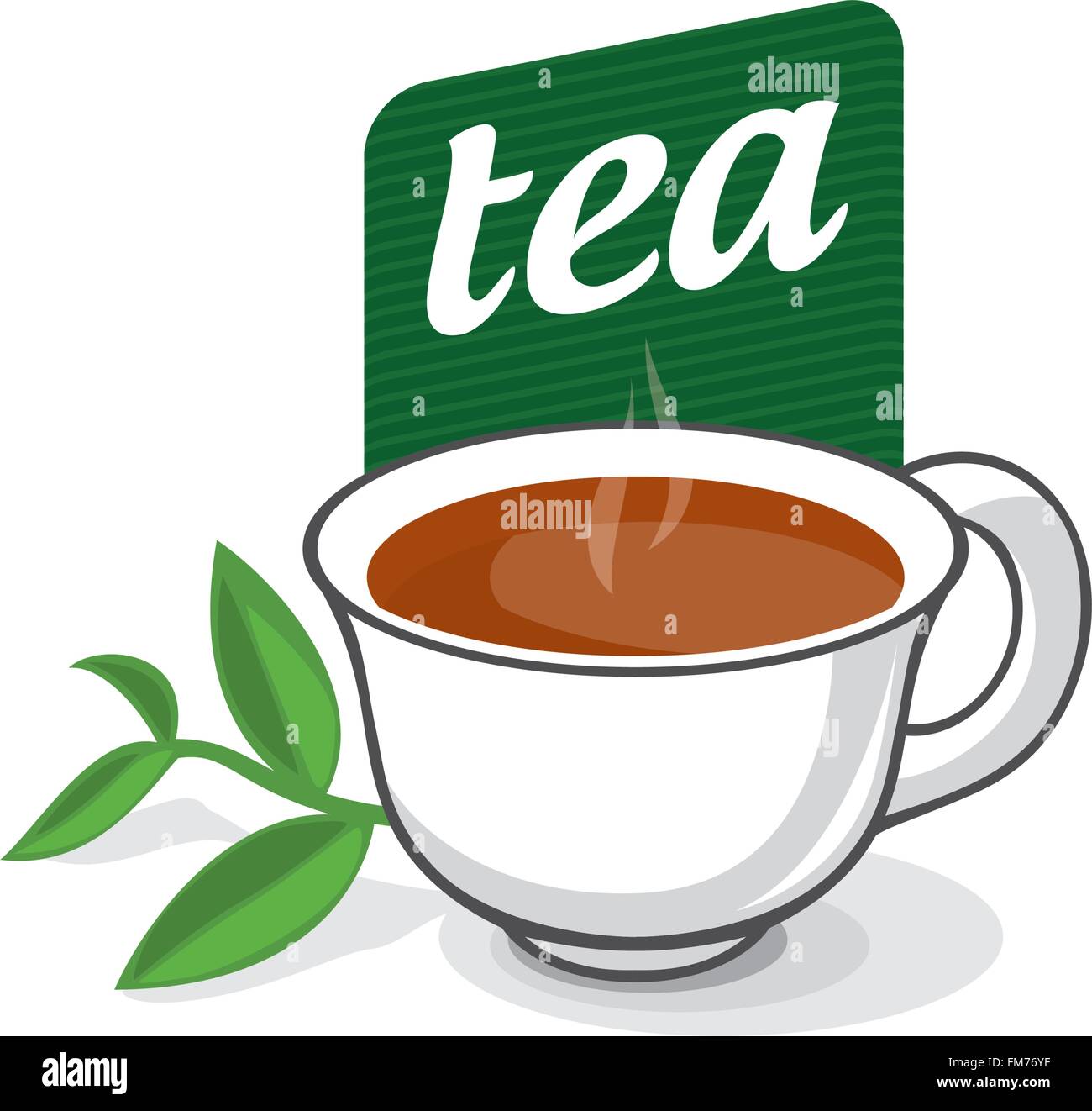vector logo tea Stock Vector Image & Art - Alamy