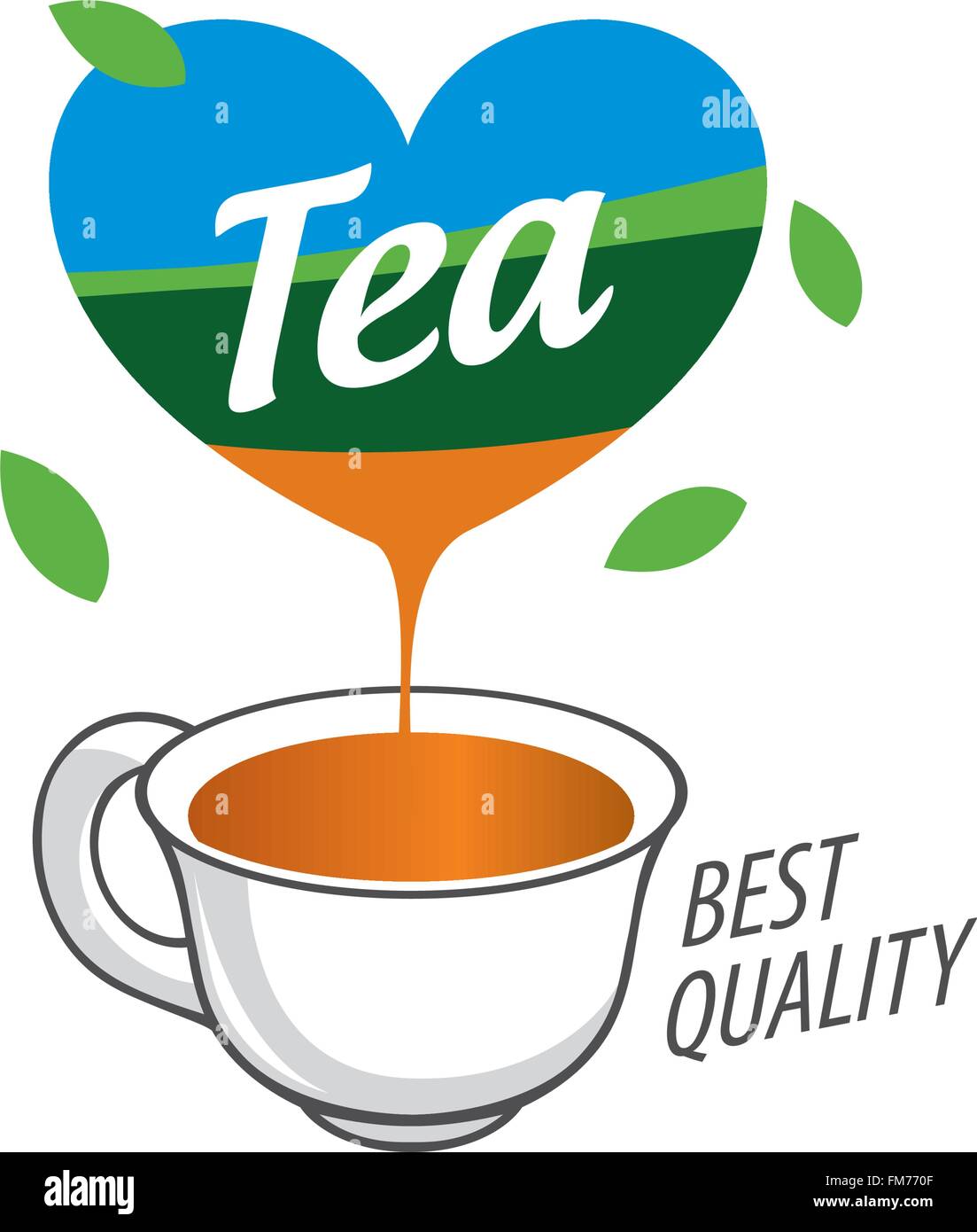 vector logo tea Stock Vector Image & Art - Alamy