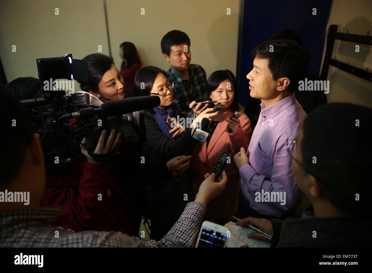Beijing, China. 11th Mar, 2016. Li Yanhong, a member of the 12th ...