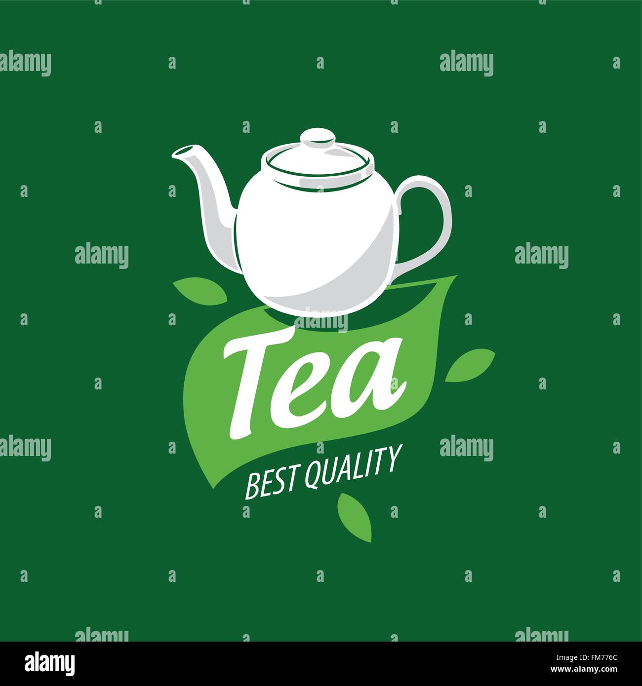 vector logo tea Stock Vector Image & Art - Alamy