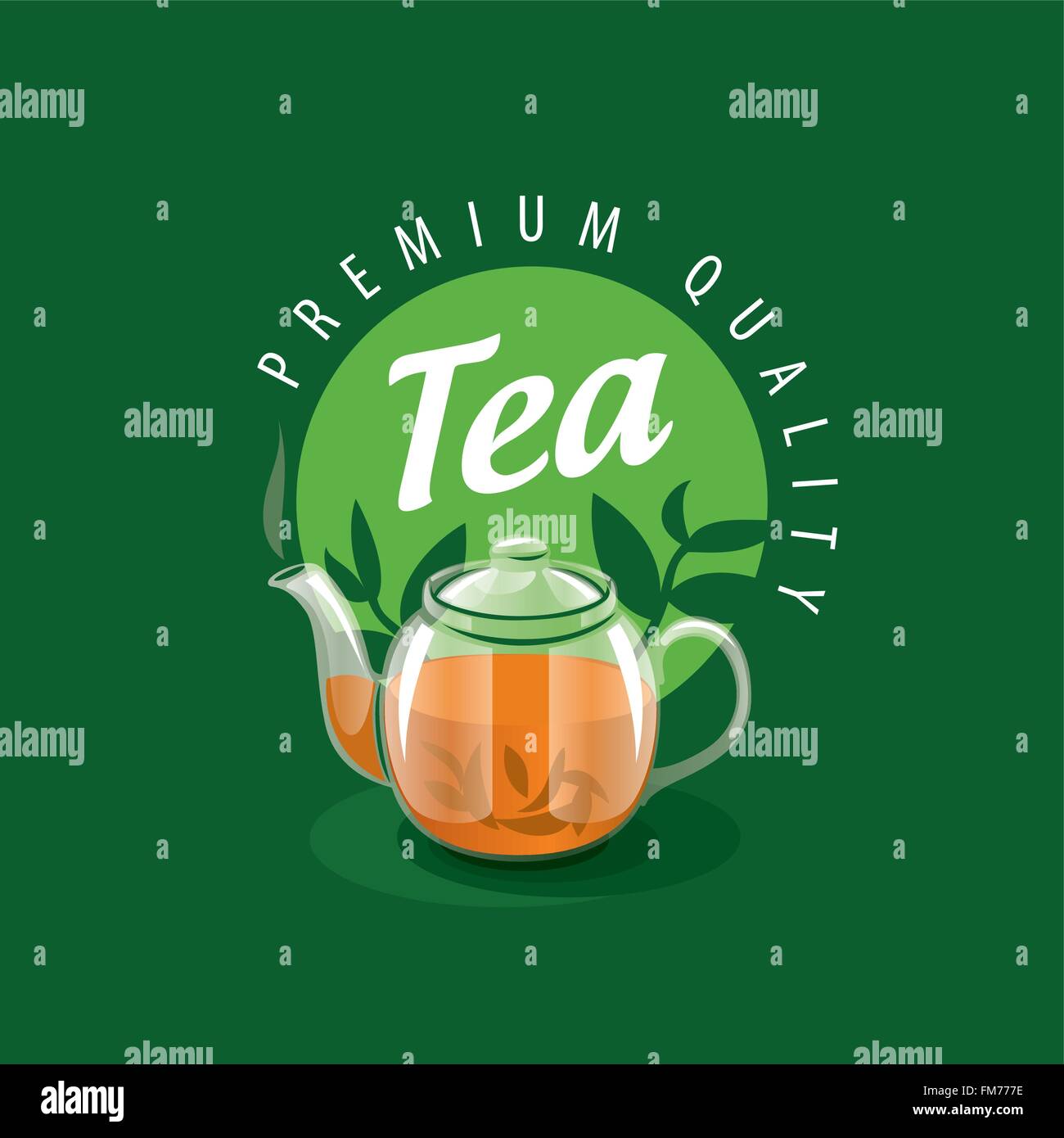 vector logo tea Stock Vector Image & Art - Alamy
