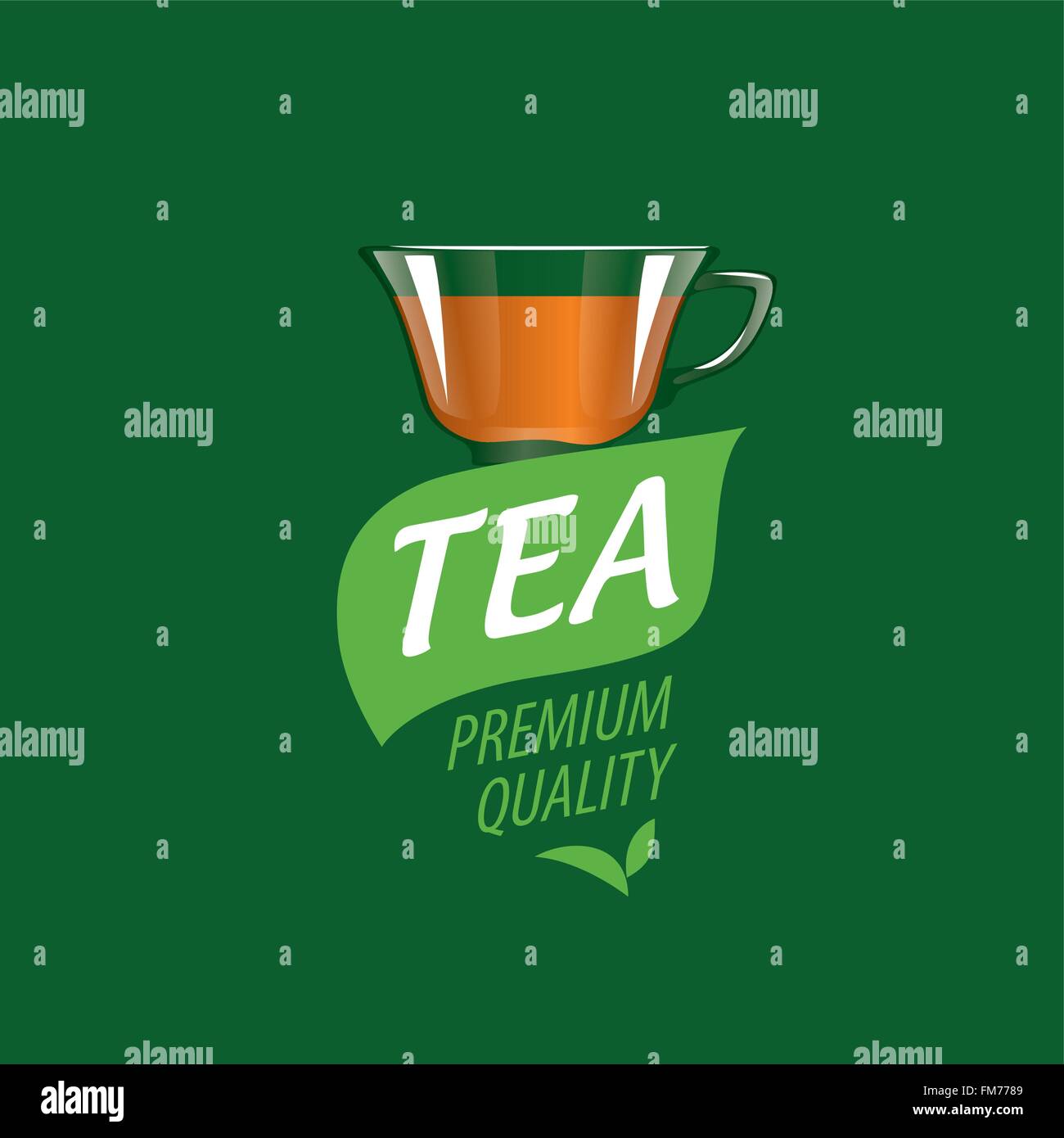vector logo tea Stock Vector Image & Art - Alamy