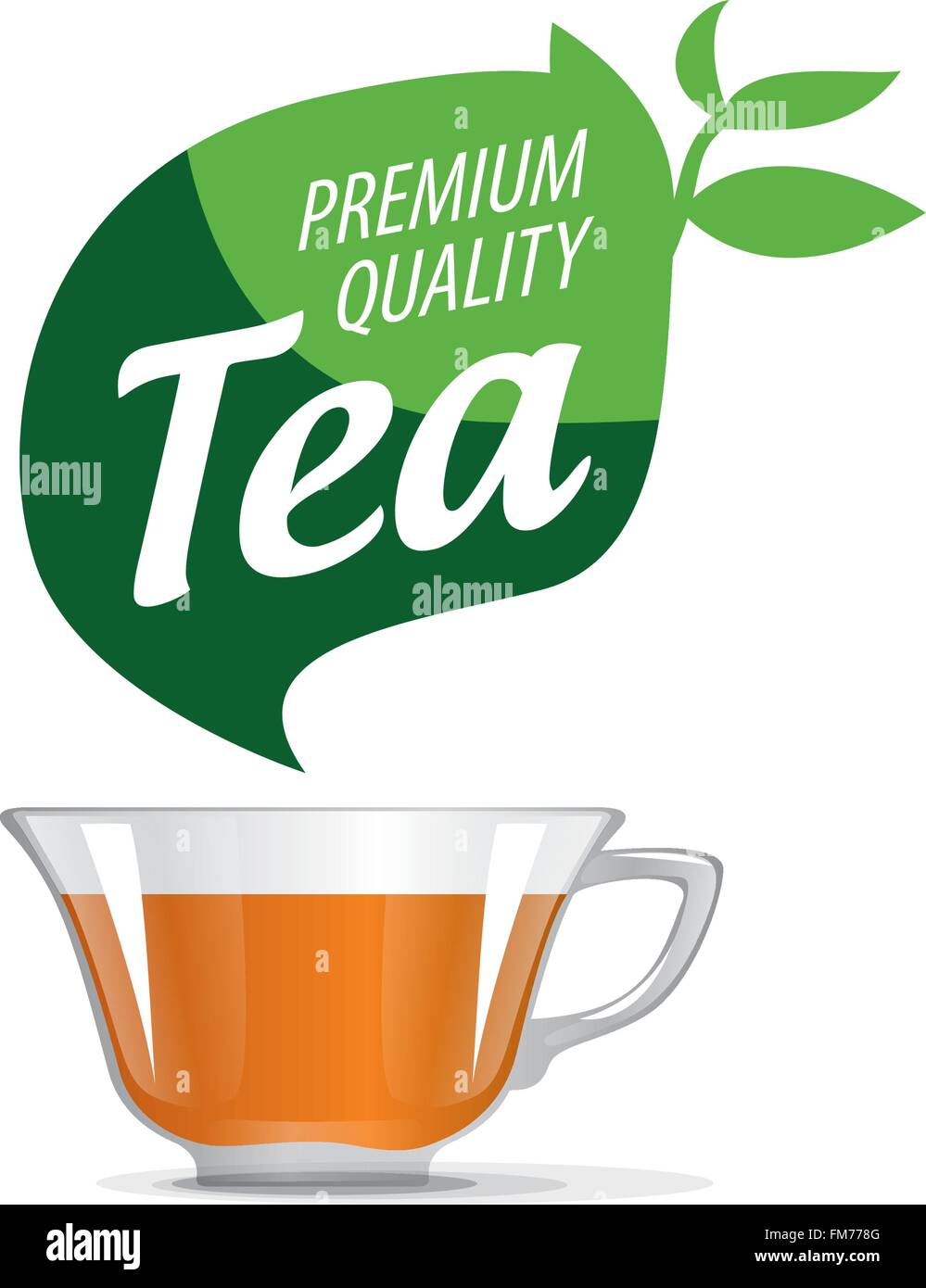 vector logo tea Stock Vector Image & Art - Alamy