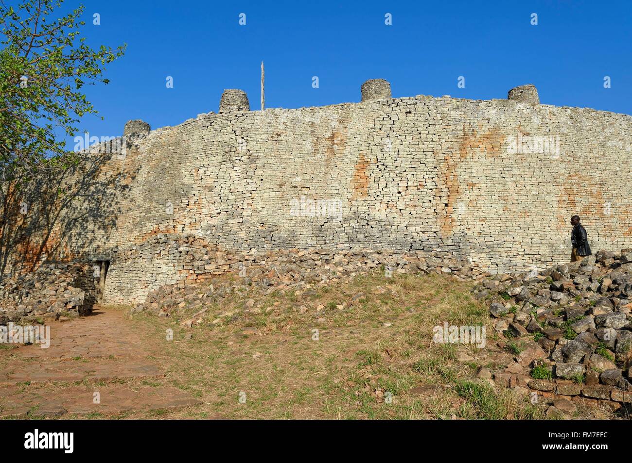 Zimbabwe, Masvingo province, the ruins of the archaeological site of ...