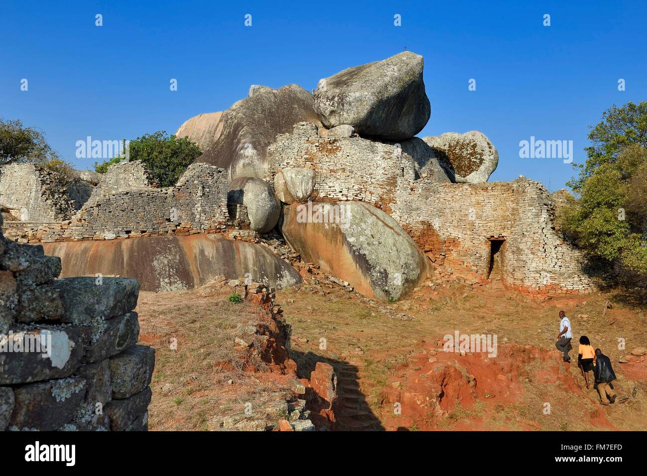 Zimbabwe, Masvingo province, the ruins of the archaeological site of ...
