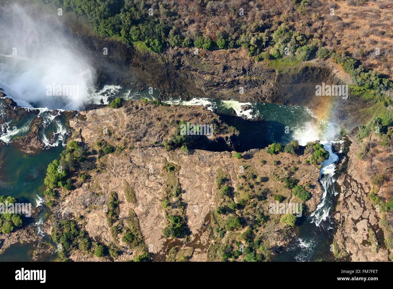 Zimbabwe, Matabeleland North Province, Zambesi River, the Victoria ...