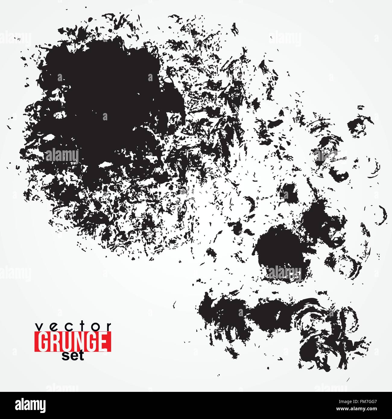 Set of dirty, scratched, smeared, soiled textures Stock Vector Image ...