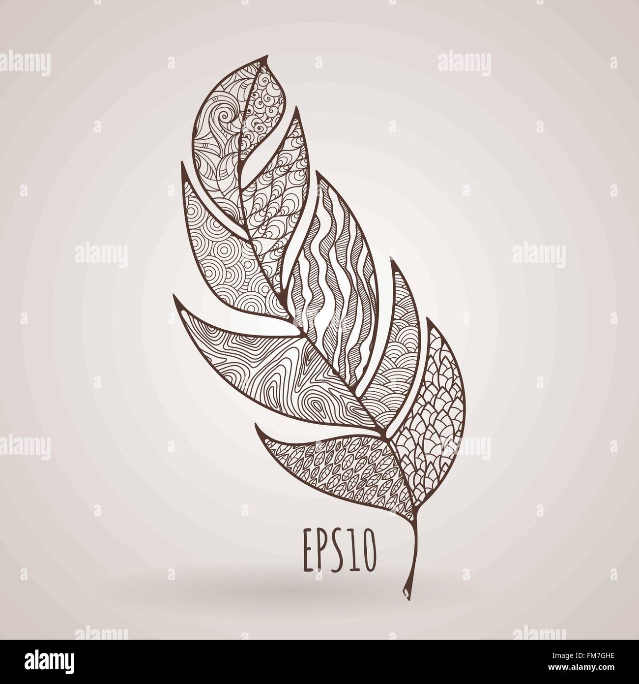 Zentangle Feather Patterns Step By Step