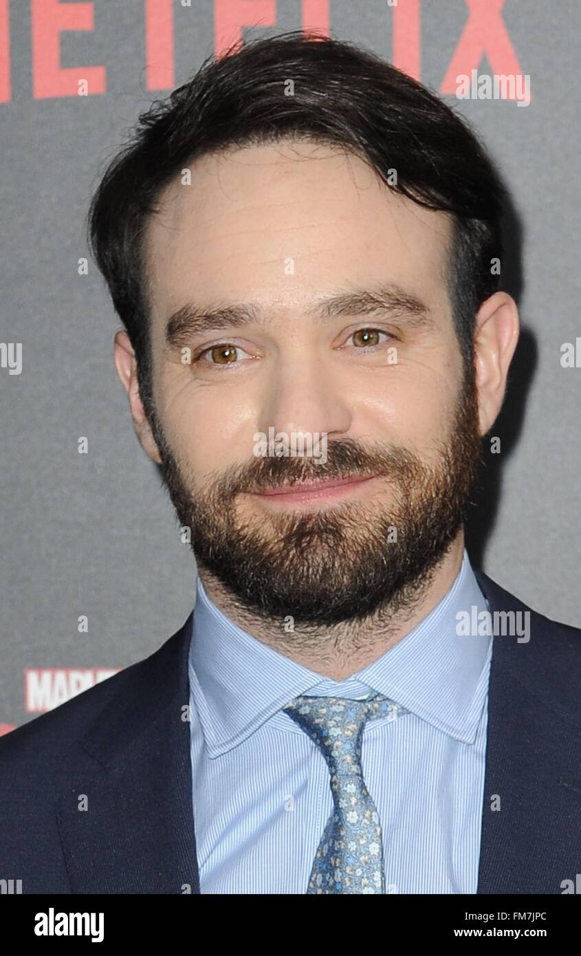 New York, NY, USA. 10th Mar, 2016. Charlie Cox at arrivals for MARVEL'S ...
