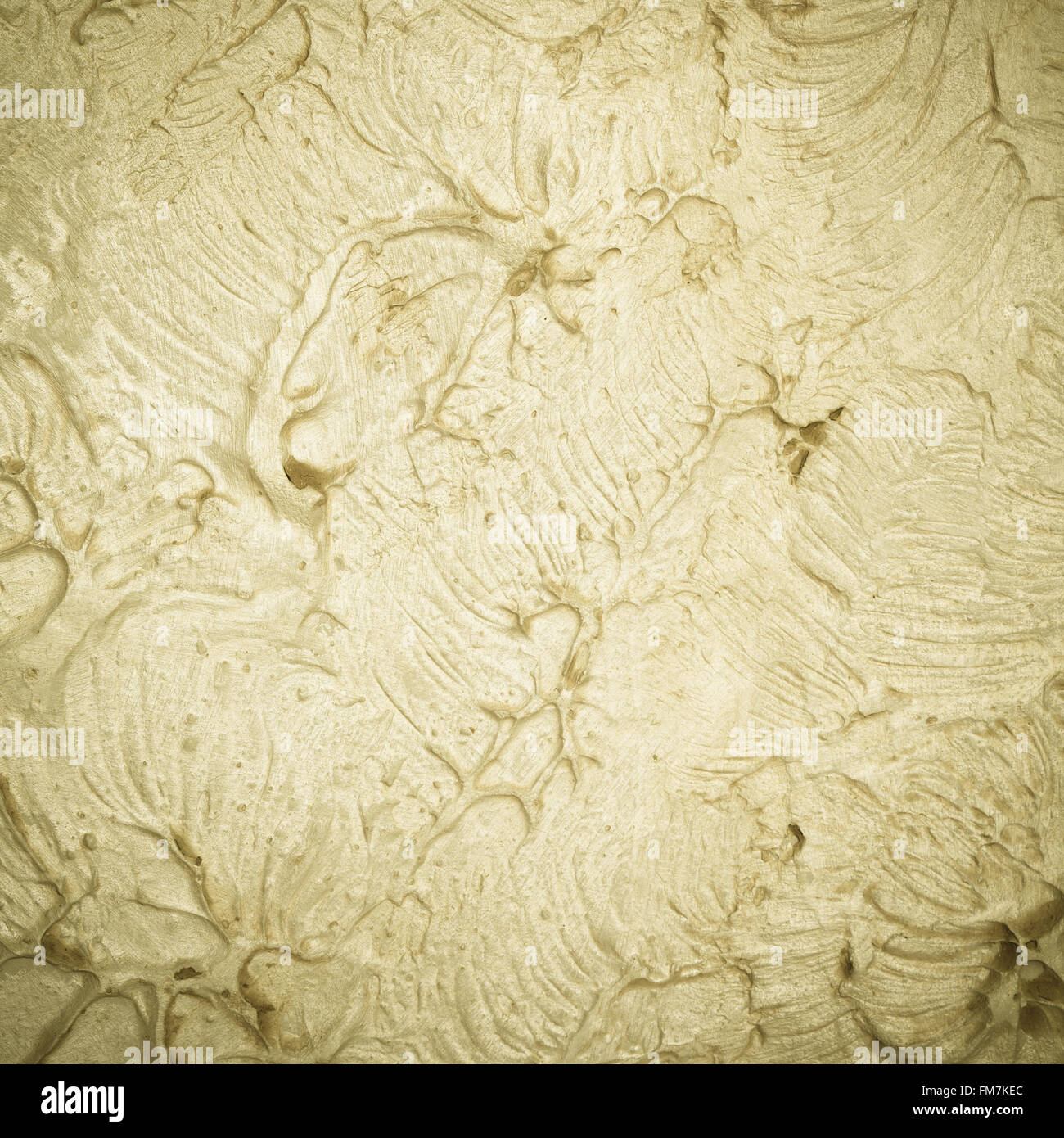 Architecture and design. Closeup of beige wall as background or texture ...