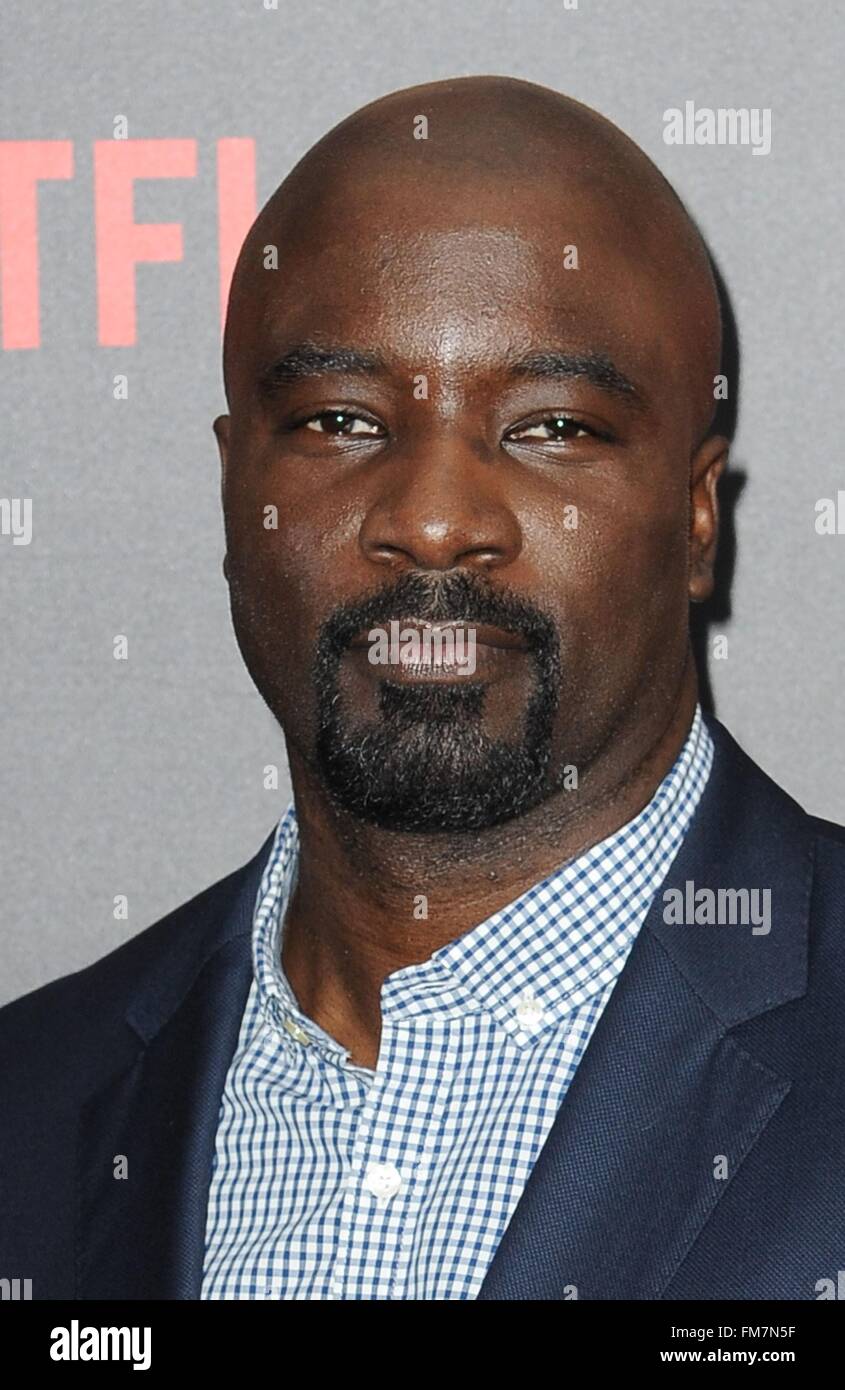 New York, NY, USA. 10th Mar, 2016. Mike Colter at arrivals for MARVEL'S ...