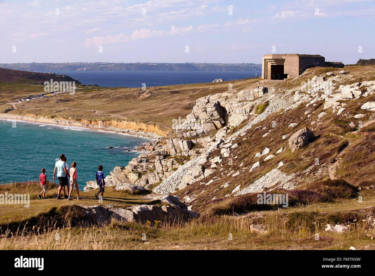 France, Finistere, Iroise Sea, Regional Natural Park d'Armorique Crozon ...