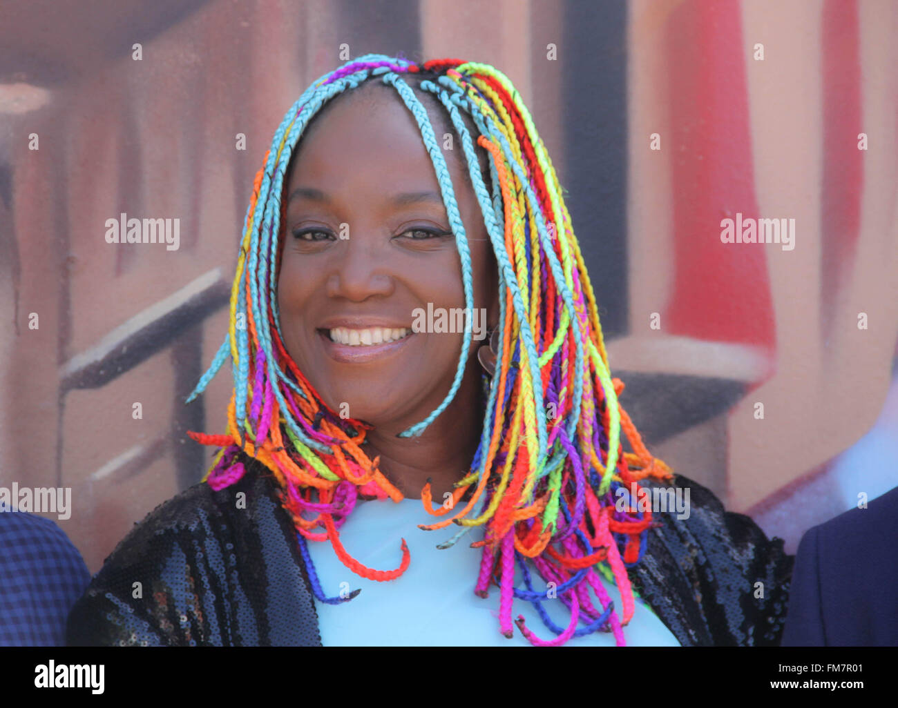 Los Cristianos, Spain. 10th Mar, 2016. The famous Cuban singer Lucrecia ...